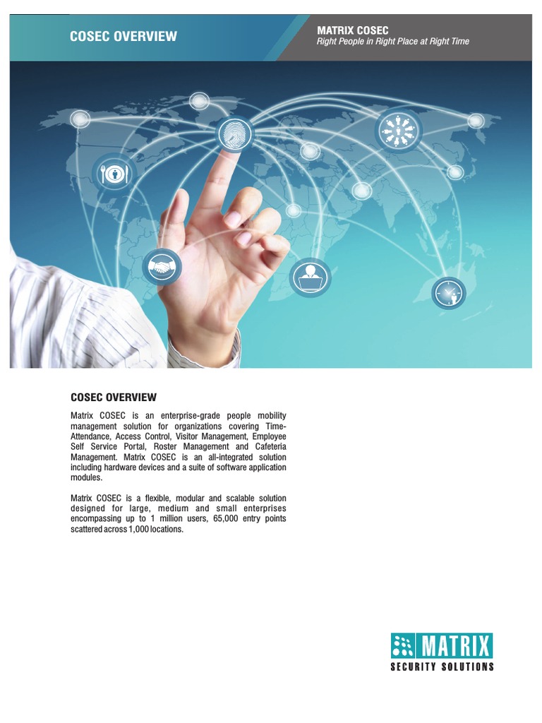 Matrix COSEC Overview | PDF | Access Control | Databases