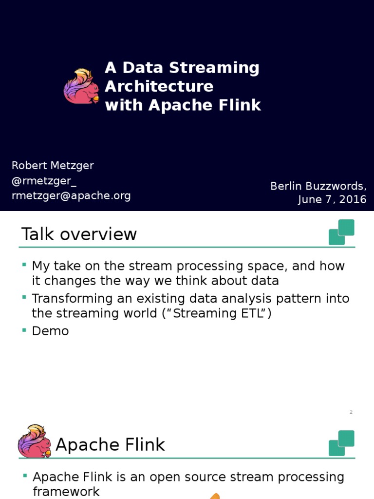 Flink | PDF | Apache Hadoop | Computer Data