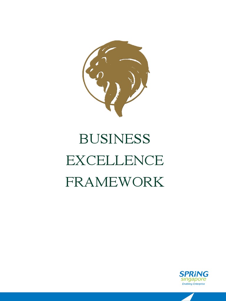 Business Excellence Framework Download Free Pdf Strategic
