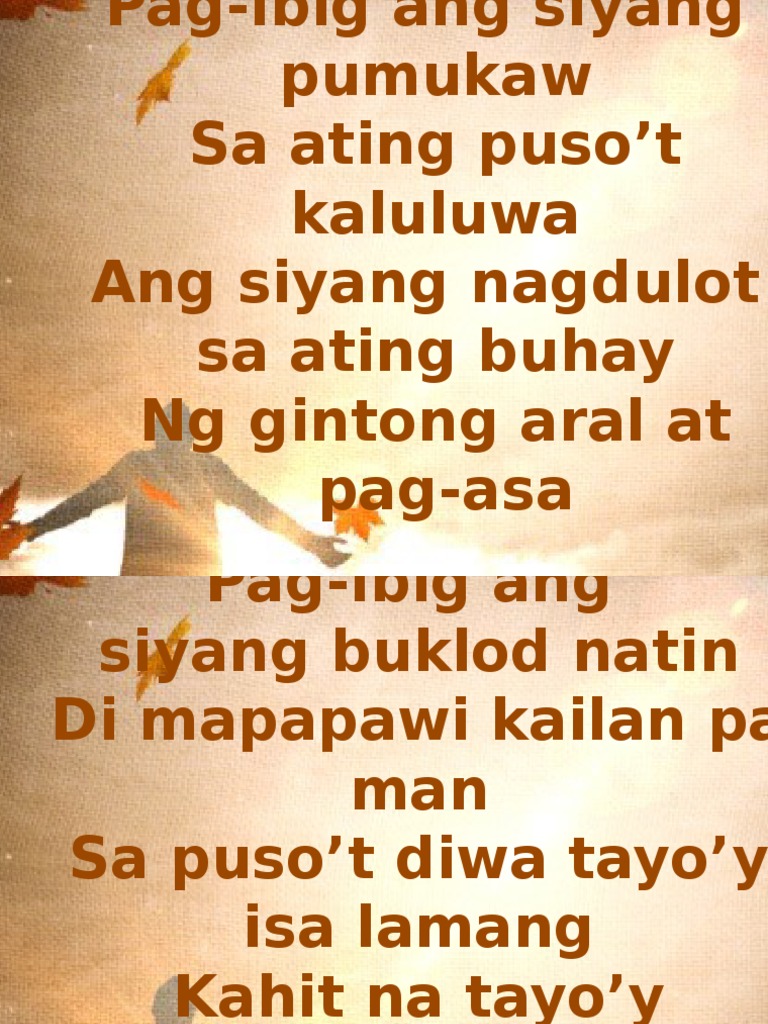 Dios Ay Pag-Ibig | PDF