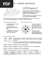 O Level Space Physics Notes | PDF | Redshift | Solar System