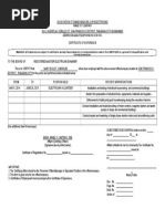 ACPE Application Forms - Template | PDF | Engineer