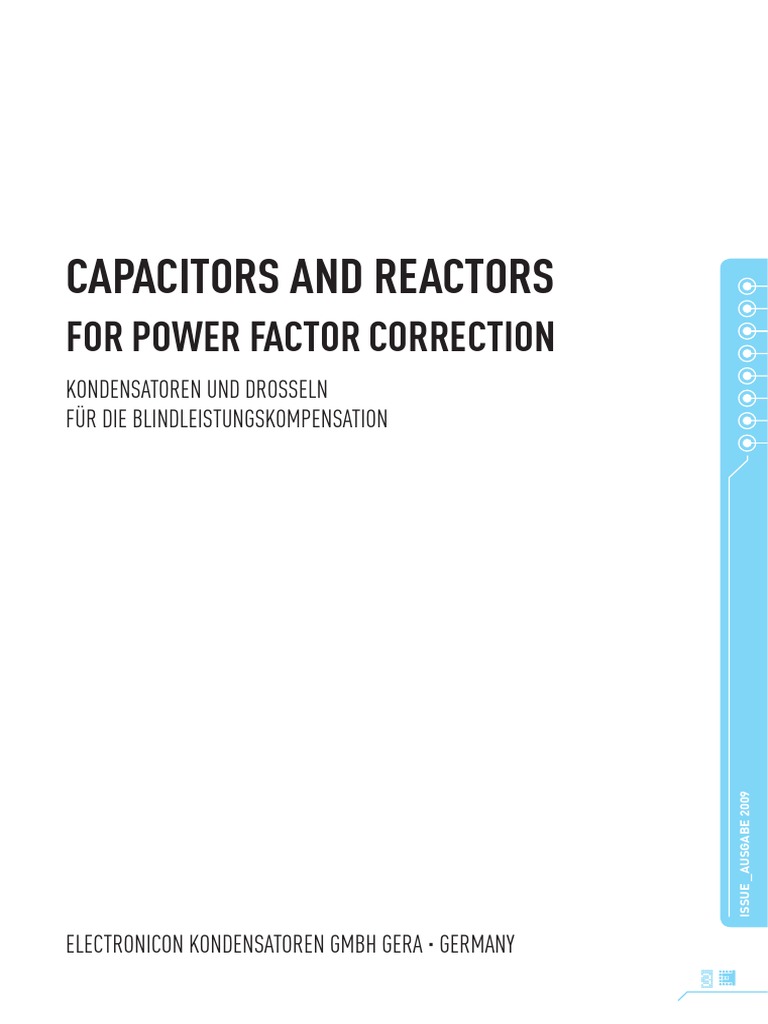 Capacitors and Reactors | PDF | Capacitor | Power Inverter