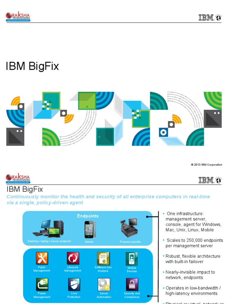 6. IBM Bigfix Module Explained. | Computing | Computers