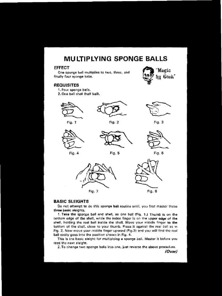Goshman - Multiplying Sponge Balls | PDF | Hand | Limbs (Anatomy)