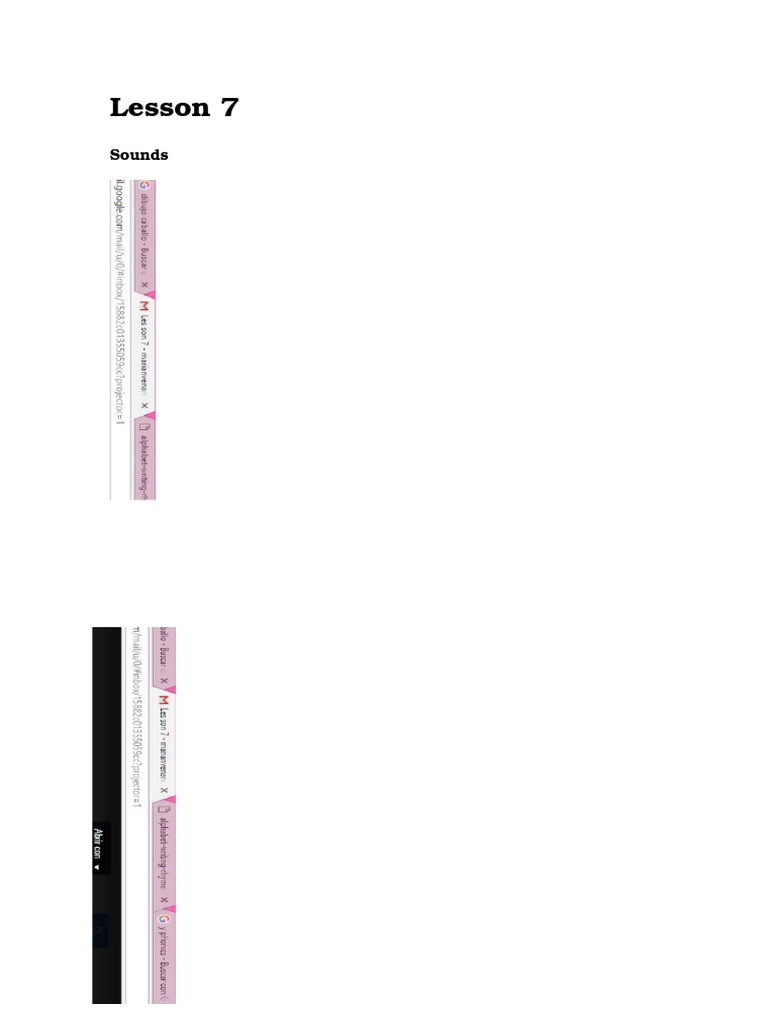 Lesson 7 | PDF