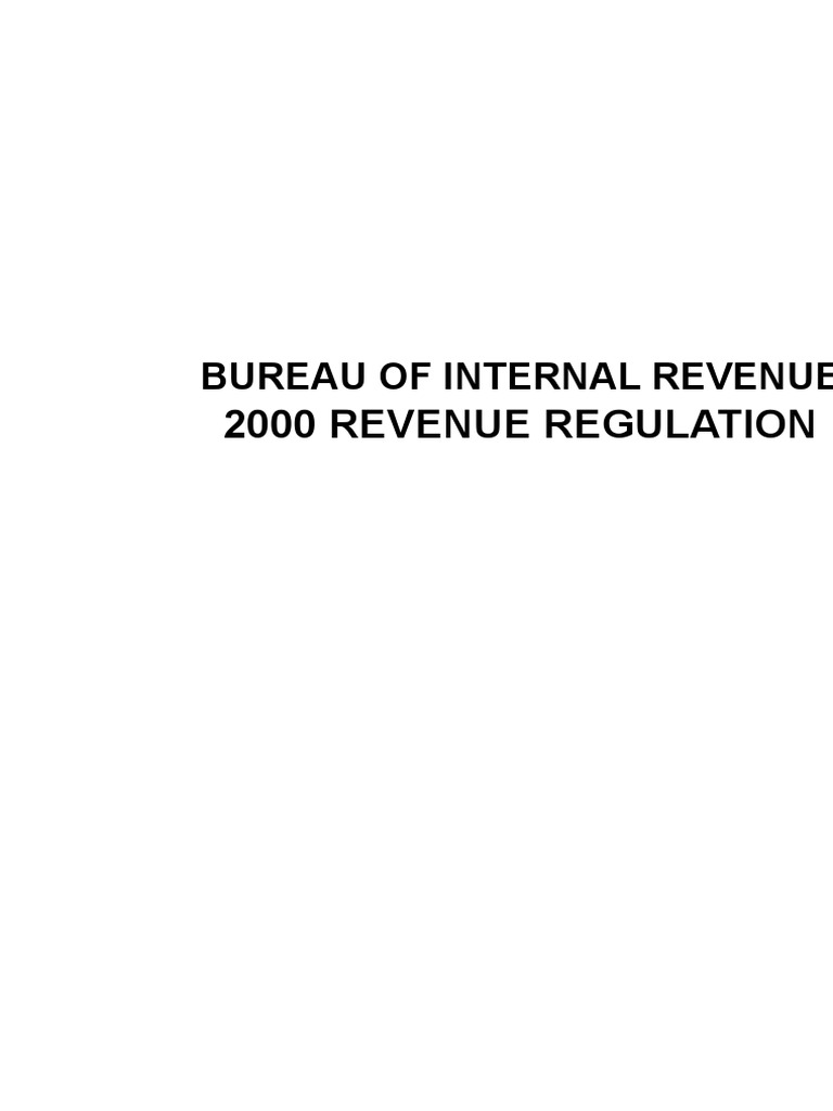2000 BIR-RR Contents | PDF