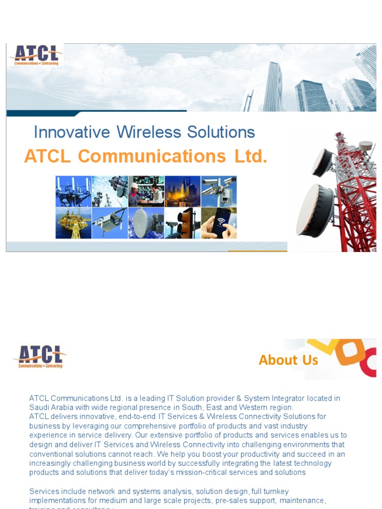 ATCL Communications | PDF | Internet Access | Wi Fi