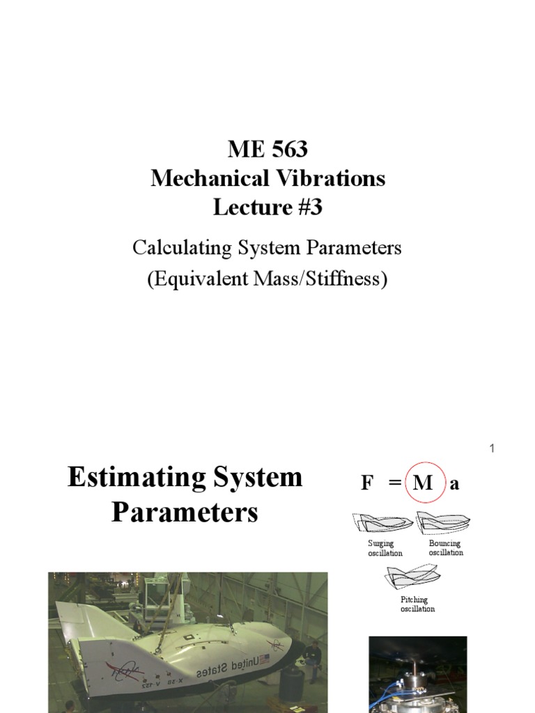 Mechanical Vibrations: System Parameters | PDF