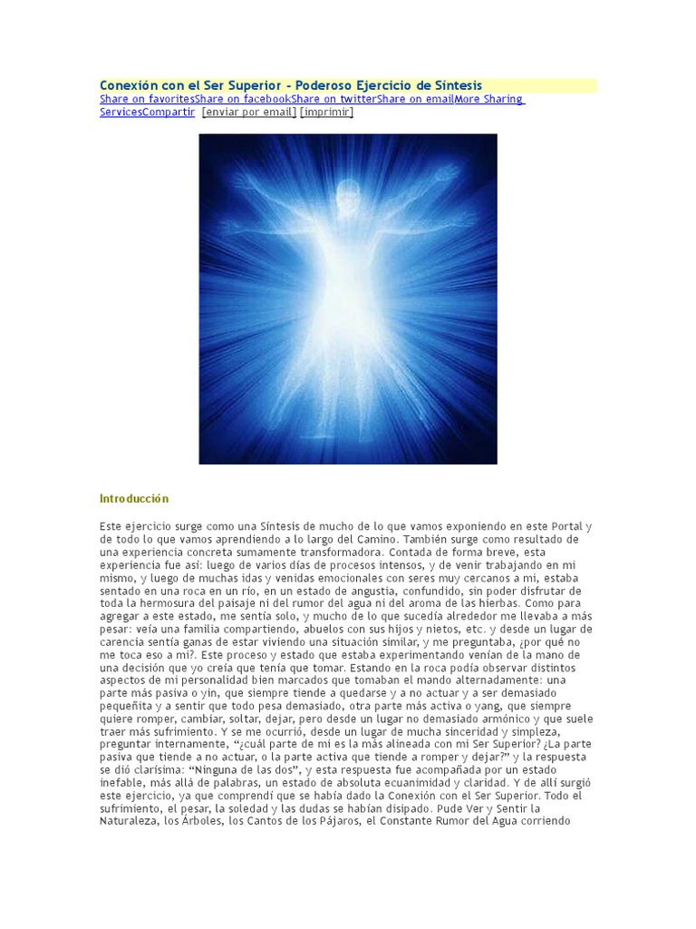 Conexión Con El Ser Superior | PDF | Felicidad | Amor