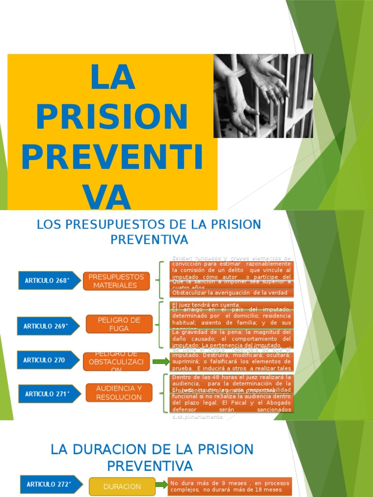 Prision Preventiva | Delito | Derecho penal