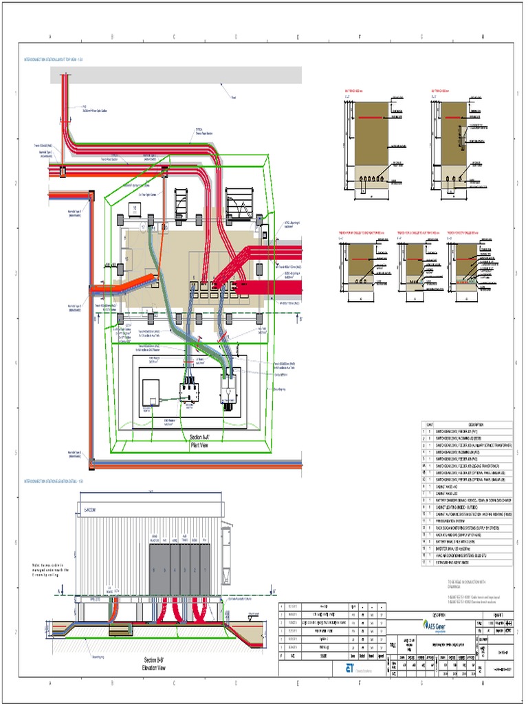 1 AD484 EE150 00007 R4 Interconnection Station Cabling Layout | PDF