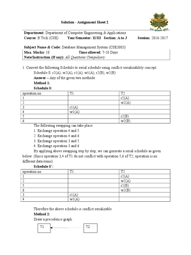 Assignment 2 Mod 3 Solution Pdf Concurrency Computer Science Computational Problems