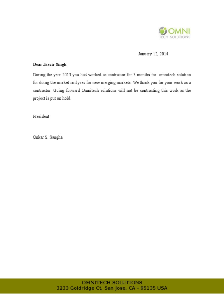 Offer Letter | PDF