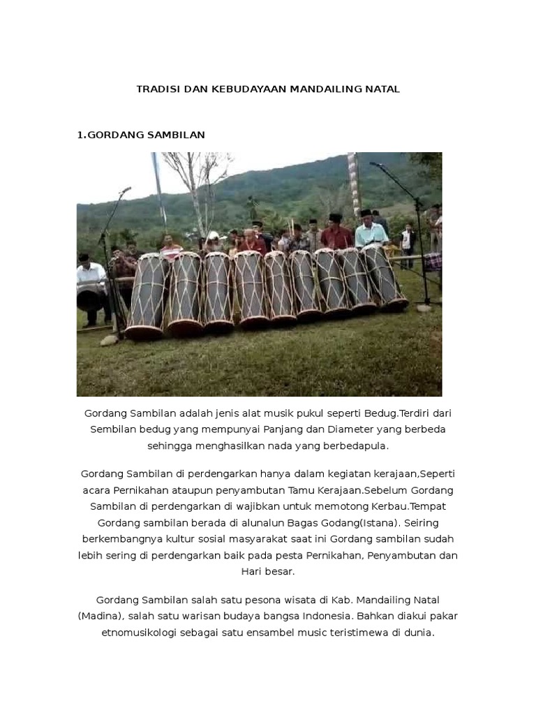 Tradisi Marsialapari Masyarakat Mandailing | PDF