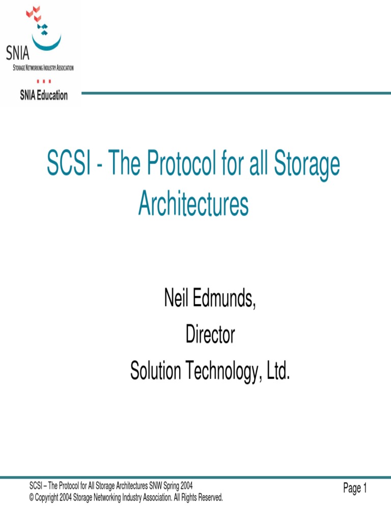 SCSI A Technical Introduction | PDF | Internet Protocols | Transmission ...