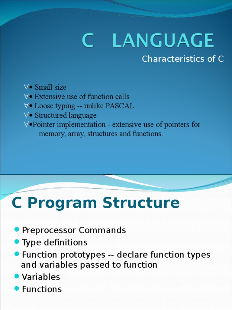 C Language | PDF | C (Programming Language) | Pointer (Computer ...