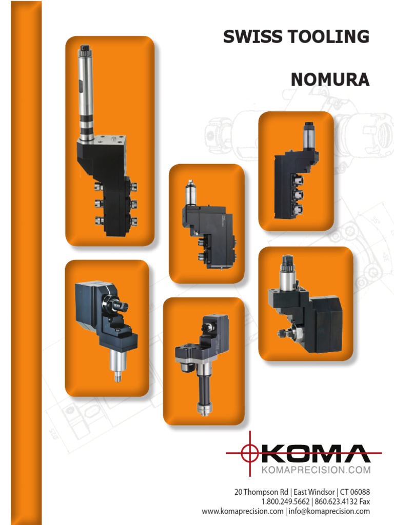 Nomura Swiss Tool Catalog 14.0 PDF | PDF