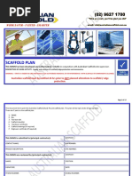 Scaffolding Handover Certificate | PDF | Scaffolding | Crane (Machine)