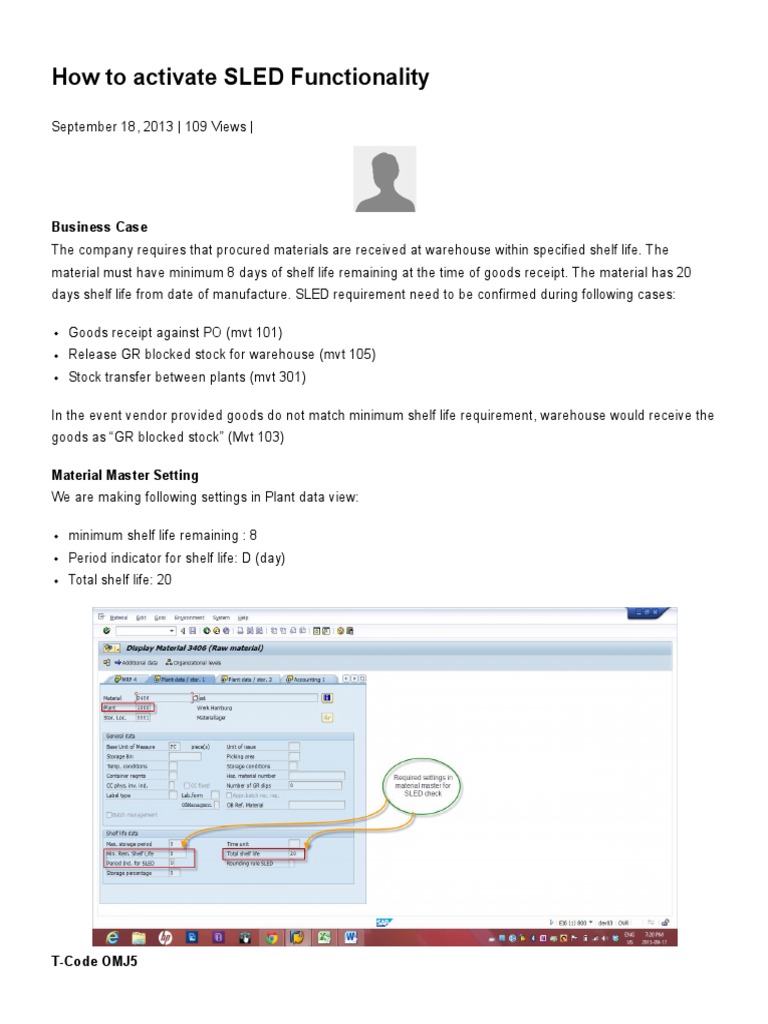 How To Activate SLED Functionality - SAP Blogs | PDF | Finance & Money ...