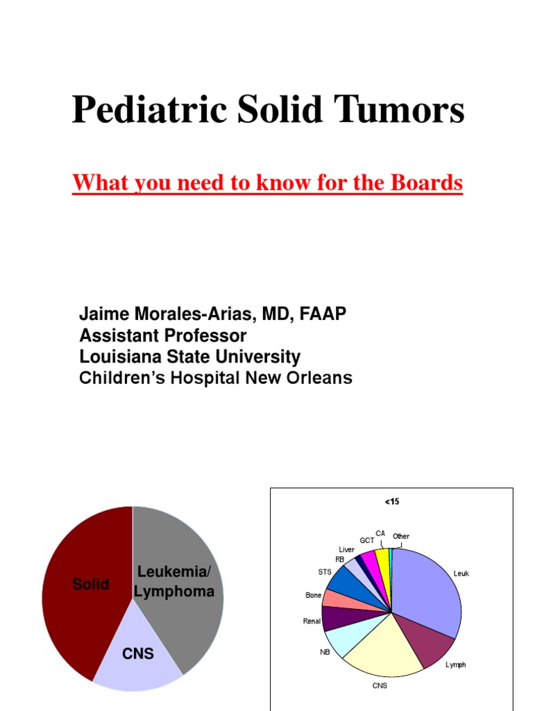 Pediatric Solid Tumors | PDF | Cancer | Metastasis