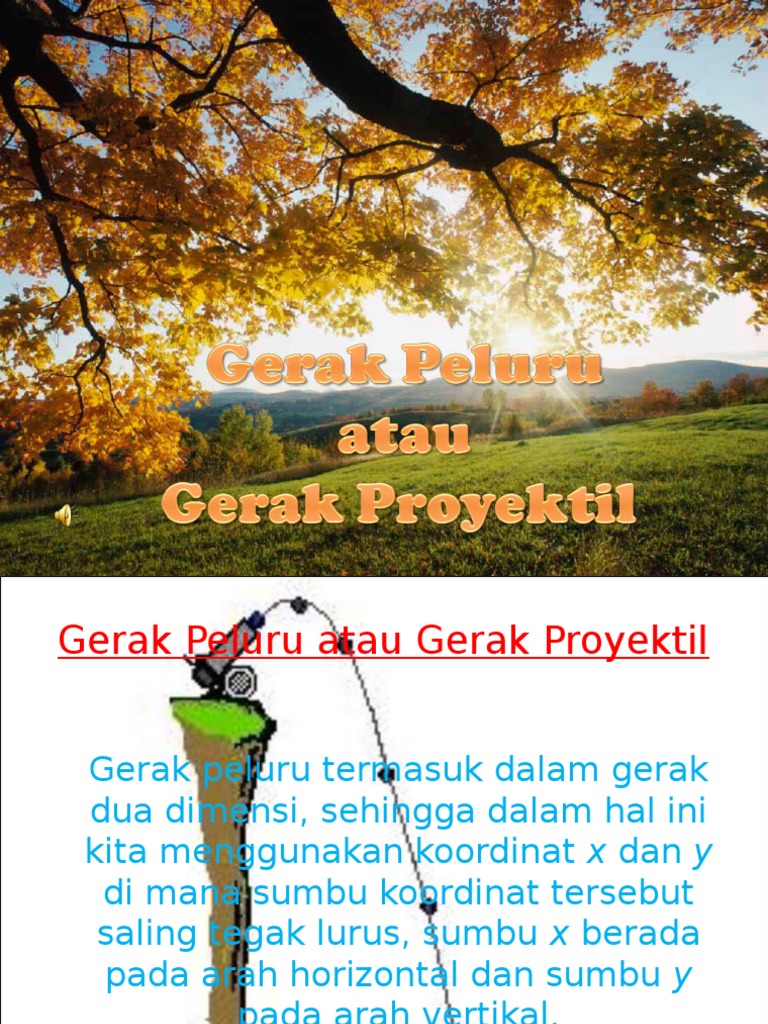 Gerak Proyektil | PDF