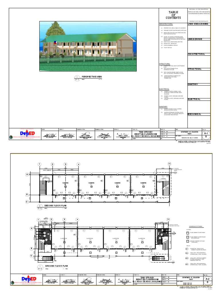 2 Storey 8cl PDF | PDF | Building | Building Engineering