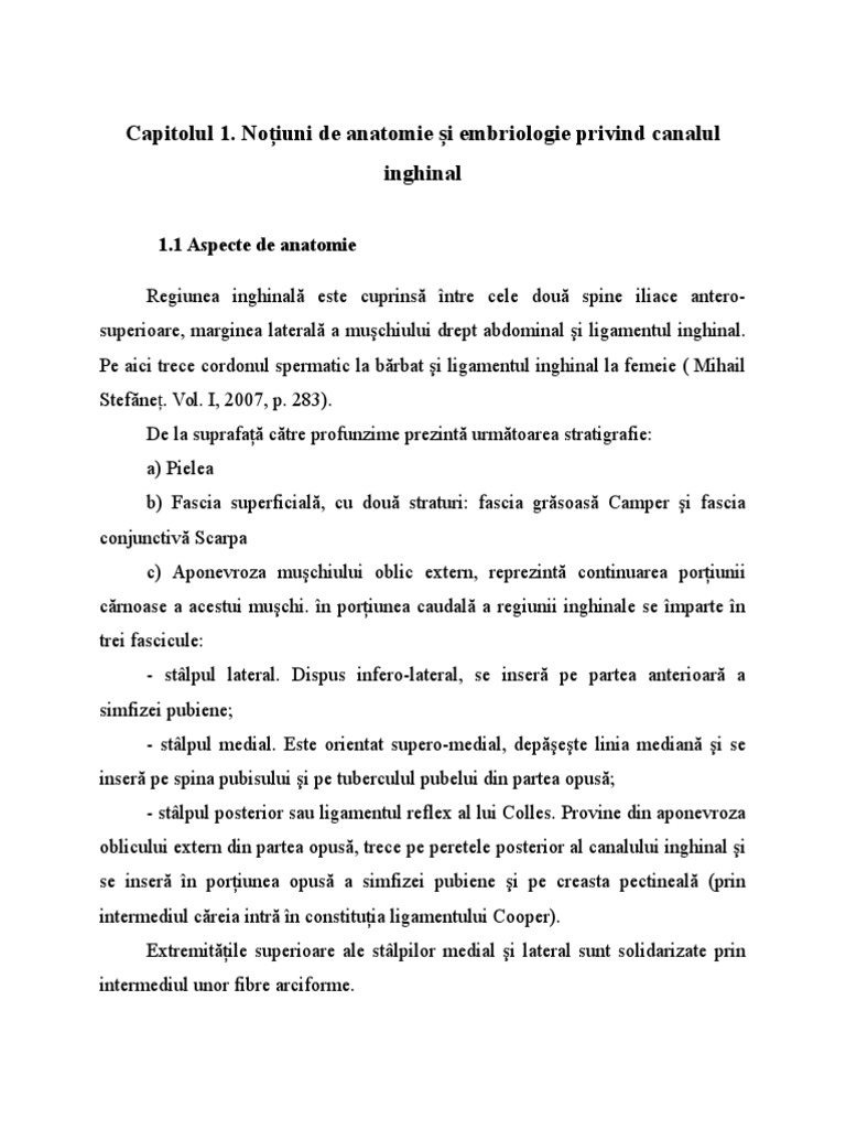 Canalul Inghinal | PDF