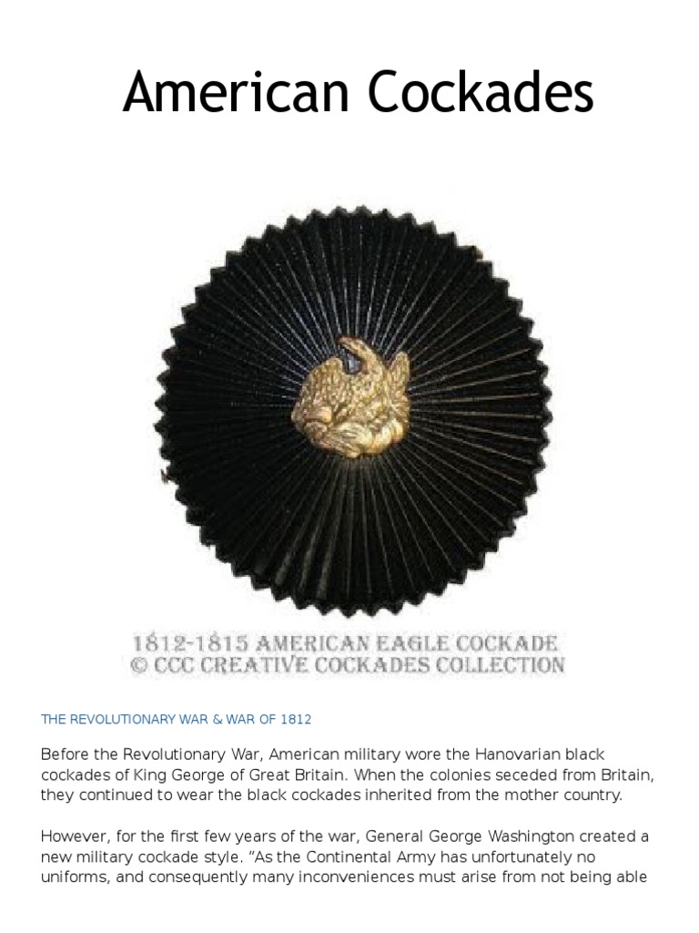 American Cockades: The Revolutionary War & War of 1812 | Download Free ...