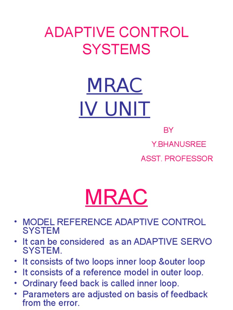 ADCS | PDF | Loss Function | Control Theory