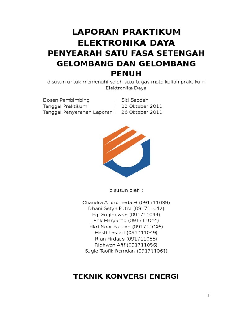 Laporan Elda Modul 1 | PDF