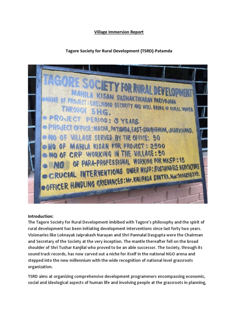 Rural Immersion | PDF | Cash Crop | Poultry Farming