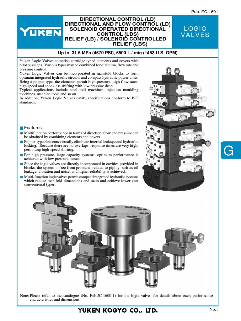 Logic Valves PDF | PDF | Valve | Manufactured Goods