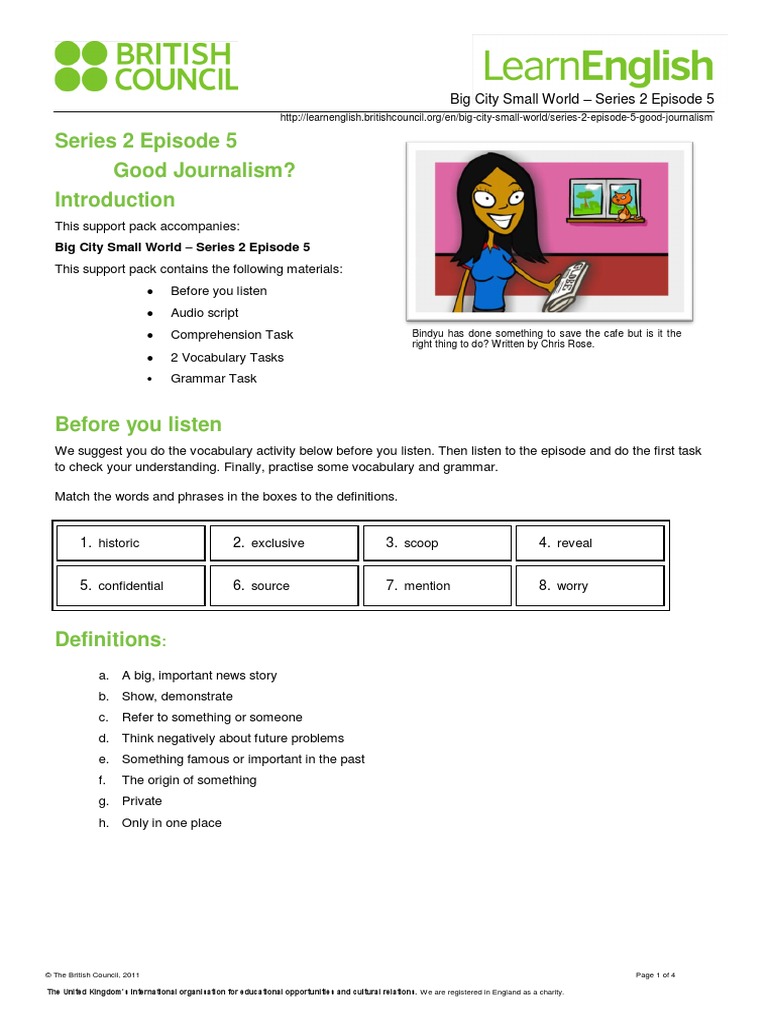 BCSW - S2E5 Support Pack | PDF