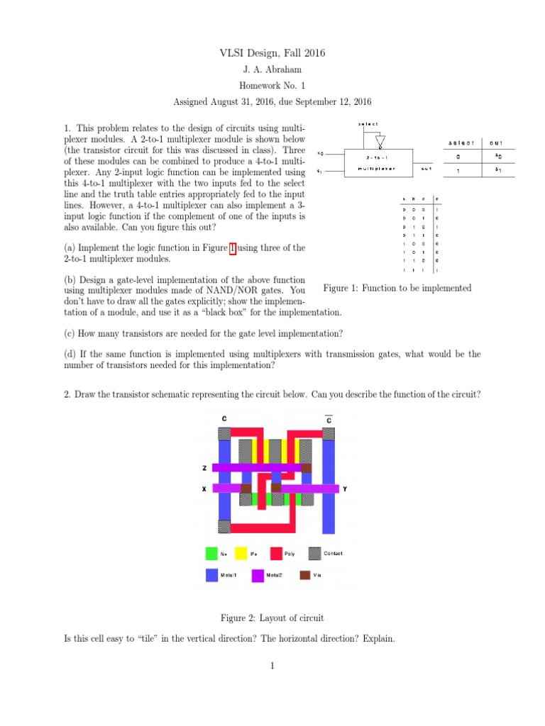 Multiplexer | Download Free PDF | Cmos | Electrical Circuits