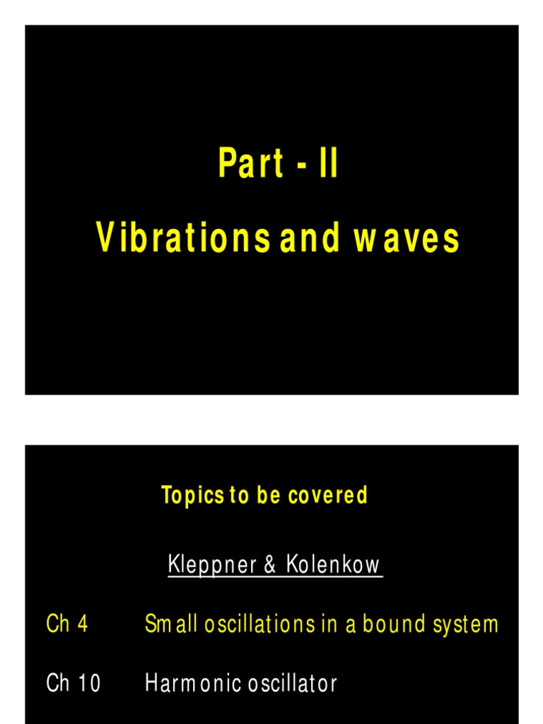 Small Oscillations | PDF | Oscillation | Physics