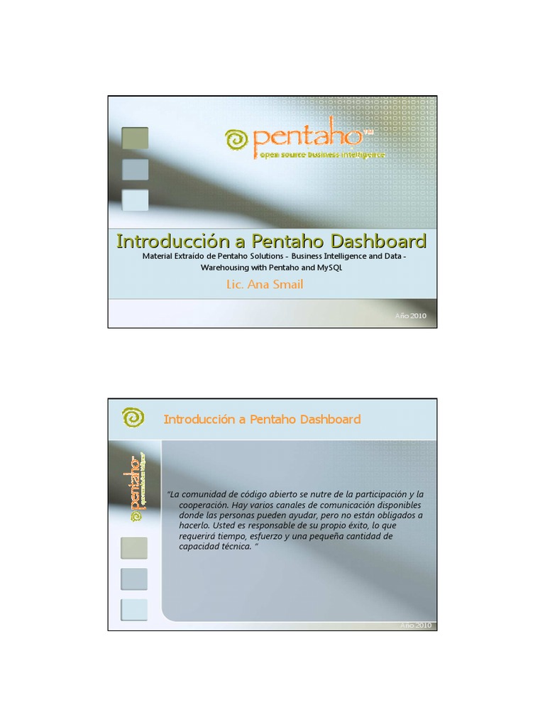 PENTAHO Dashboard PDF | PDF | Archivo de computadora | Script Java
