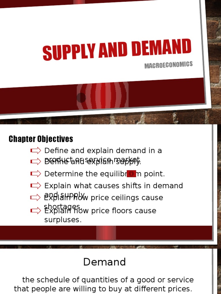 Supply and Demand | PDF | Economic Equilibrium | Supply And Demand