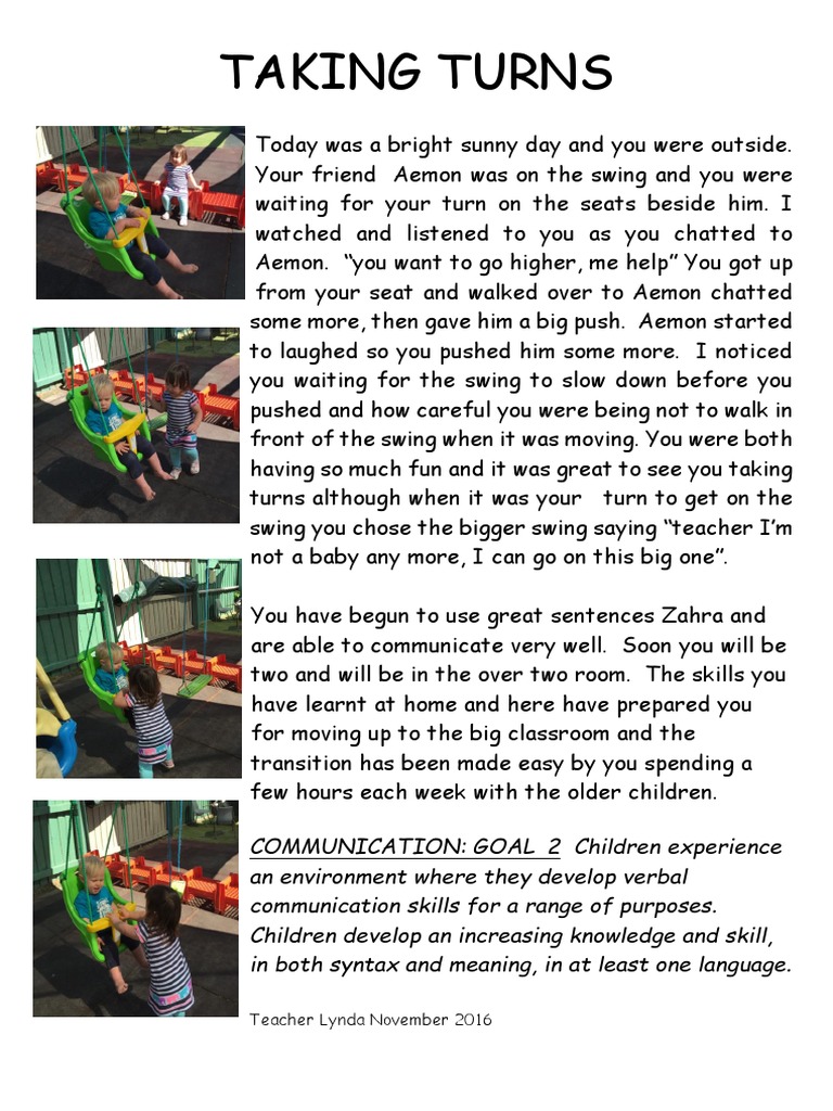 Taking Turns | PDF