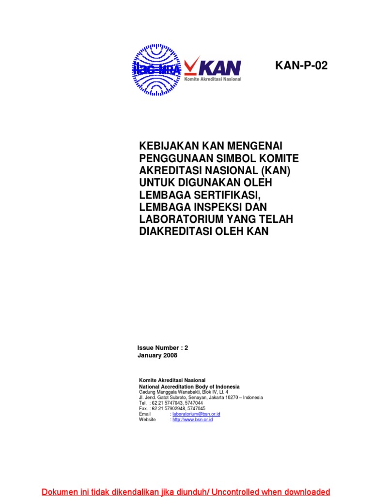 Pedoman Penggunaan Logo KAN | PDF | Komputer