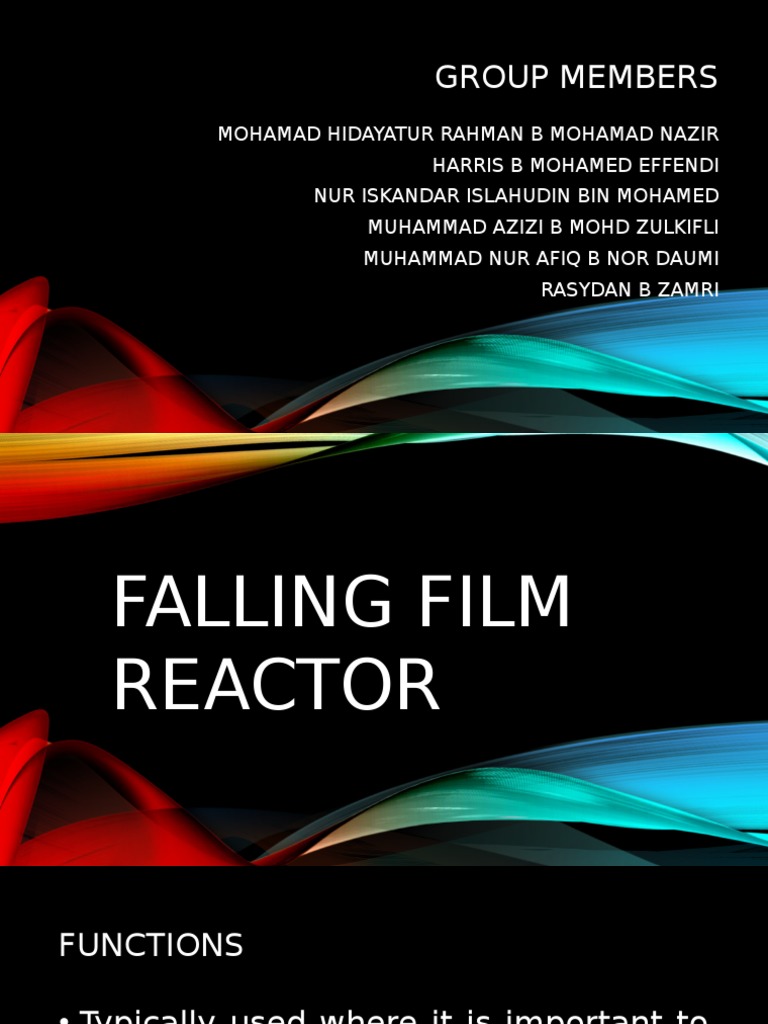 Falling Film Reactor Overview and Analysis | PDF