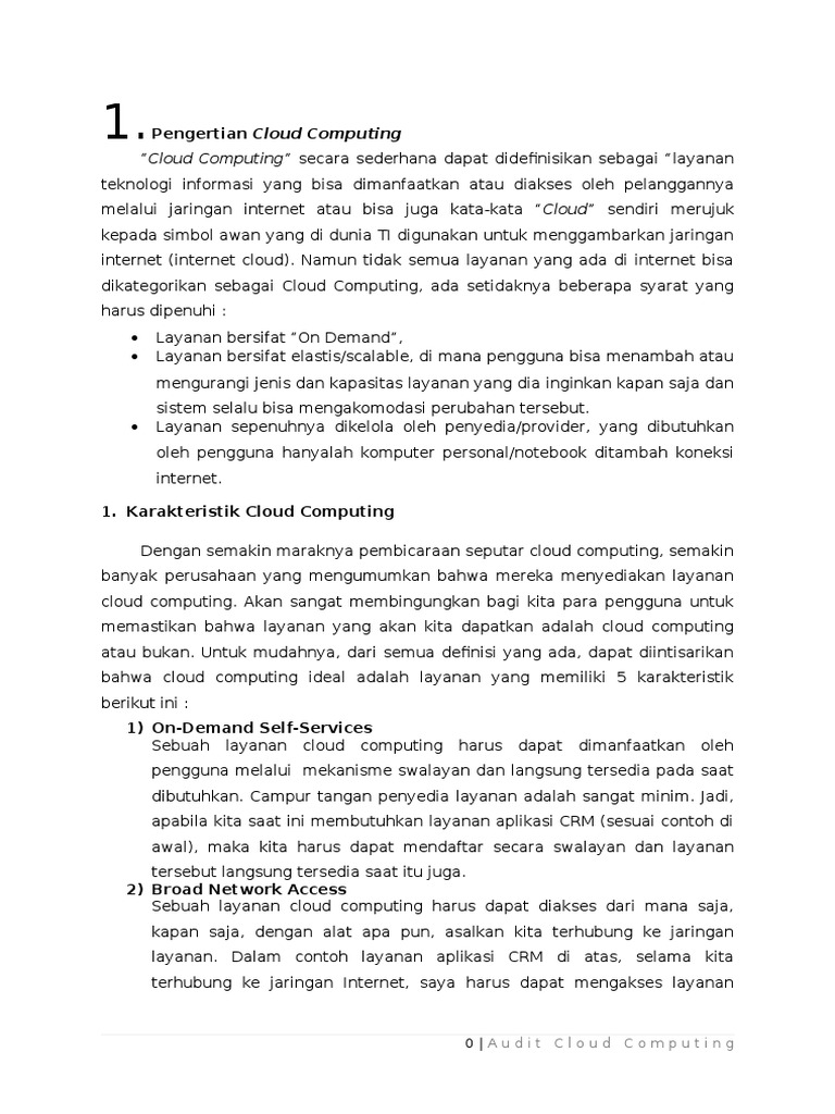 Audit Cloud Computing | PDF