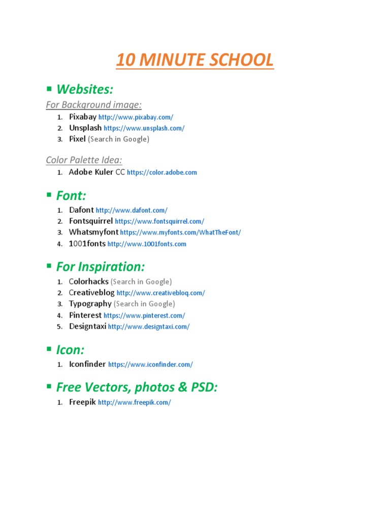 10 Minute School PDF | PDF | Computers