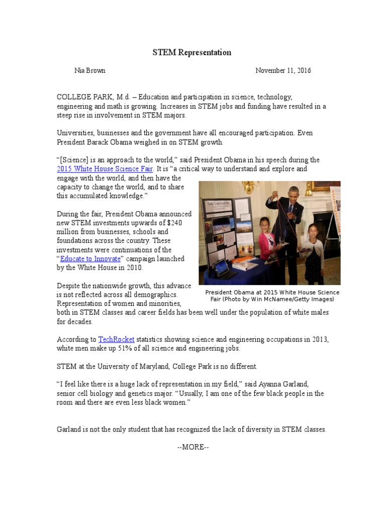 Enhancing Diversity in STEM Education | PDF | Science, Technology ...