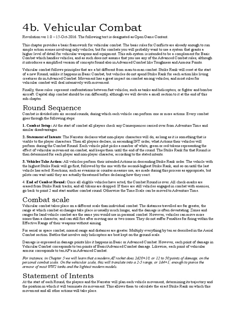 RD100 SRD 04b Vehicular Combat | PDF | Gun Turret | Missile