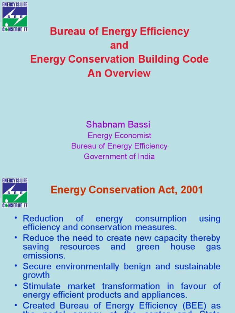Ecbc Presentation | PDF | Building Insulation | Efficient Energy Use