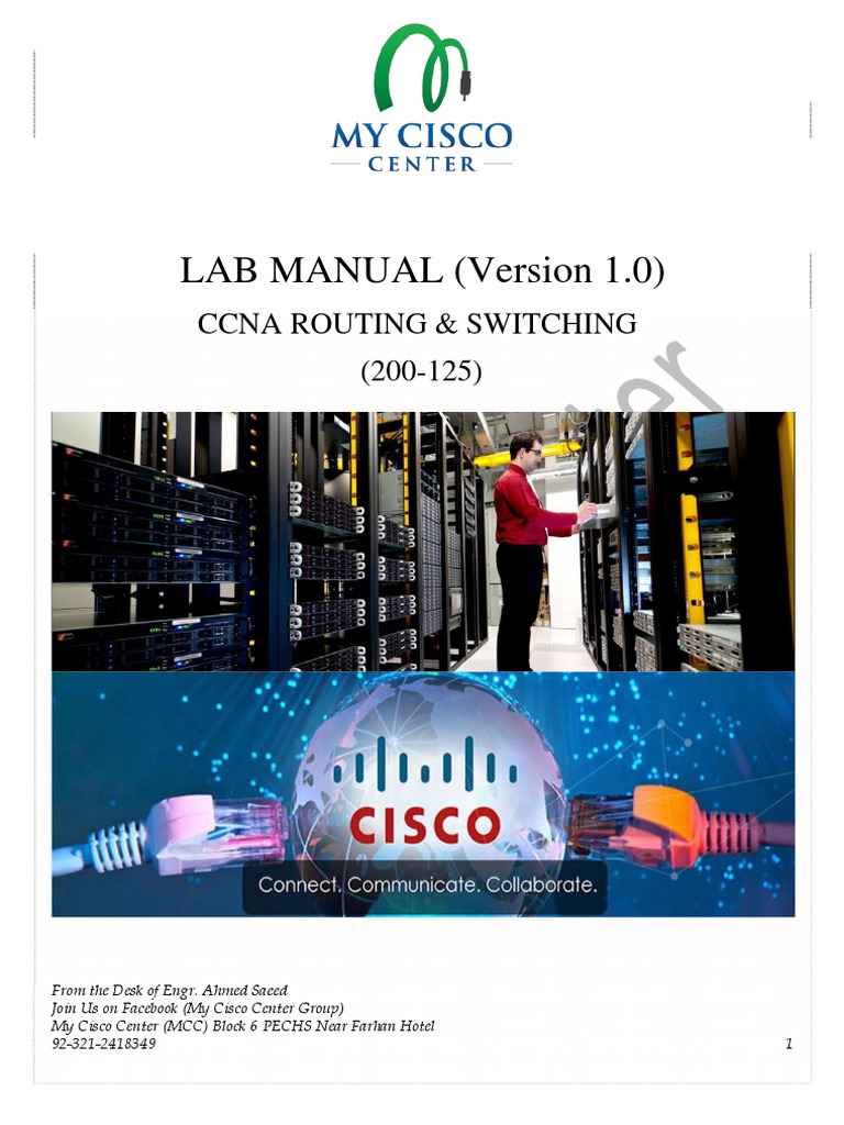 CCNA Manual 200-125 | PDF | I Pv6 | Ip Address