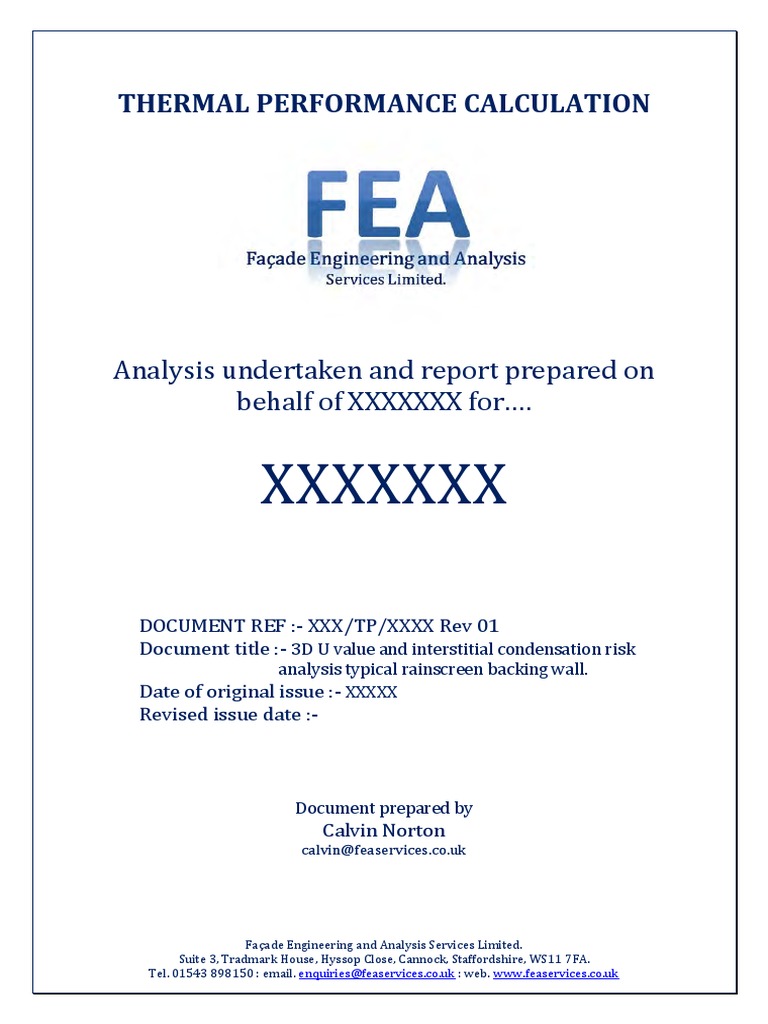 Thermal Performance Analysis | PDF | Thermal Conductivity | Transport ...