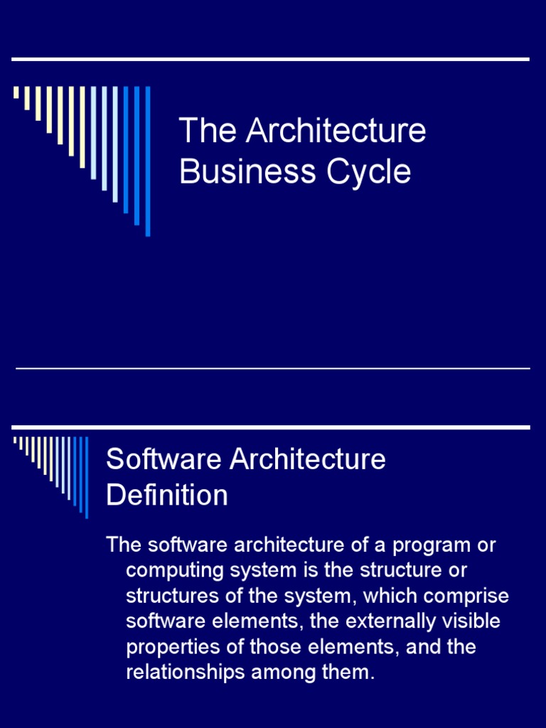 The Architecture Business Cycle: How Software Architecture Both ...