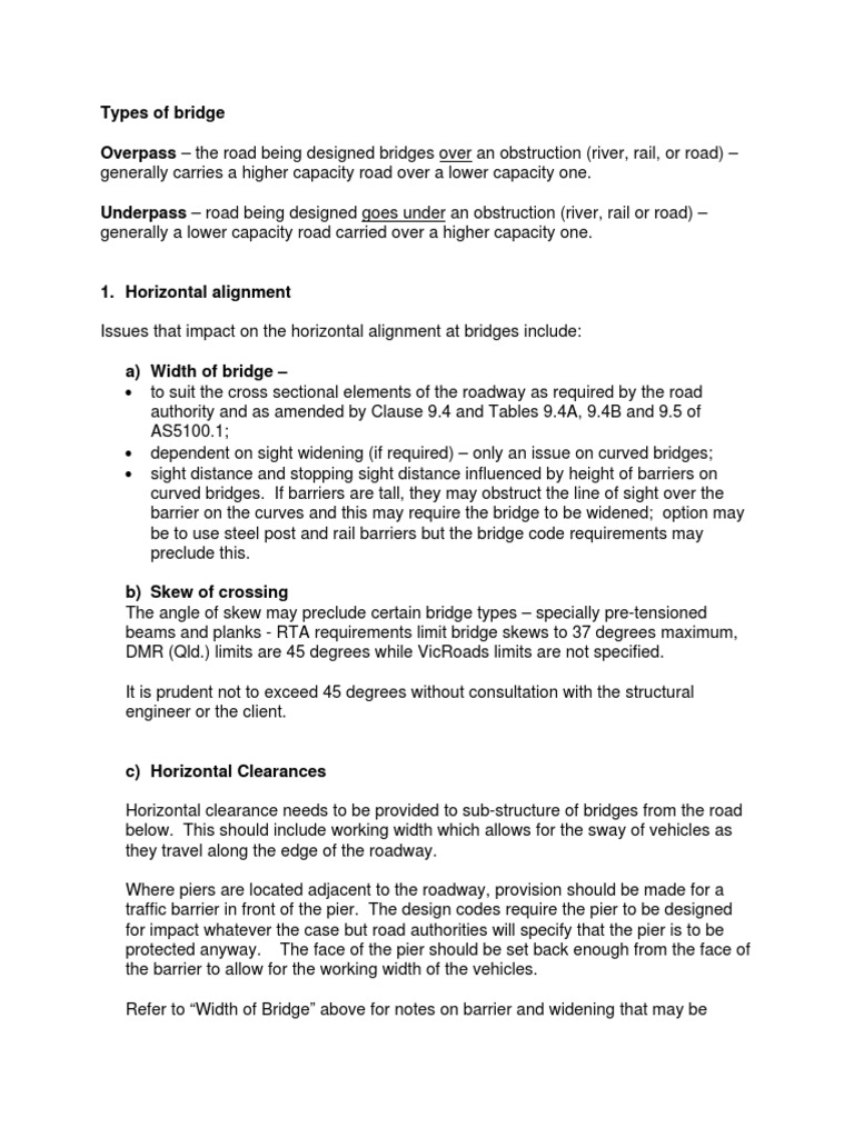 Bridge Design Basics | PDF | Precast Concrete | Beam (Structure)